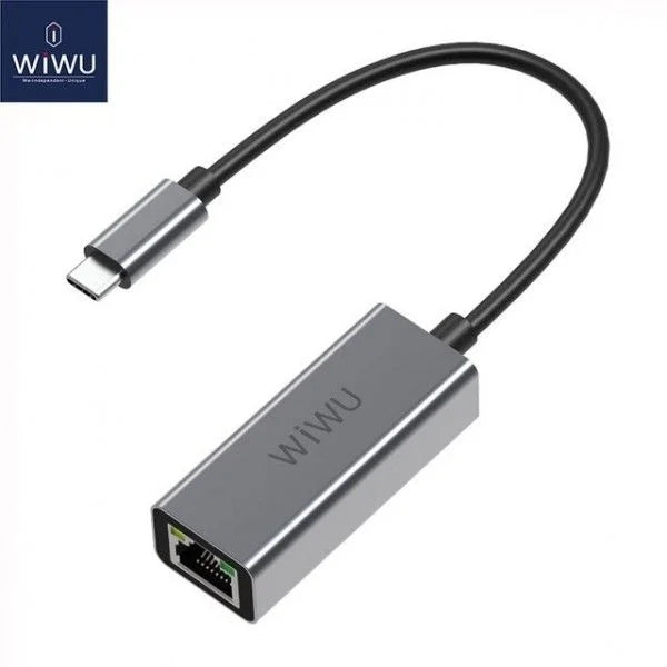 WIWU RJ45 Type-C to LAN->TechPanda.pk