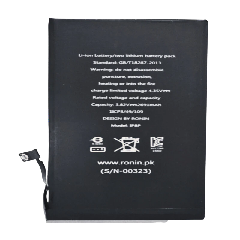 Ronin IPhone 8G Plus Battery->TechPanda.pk